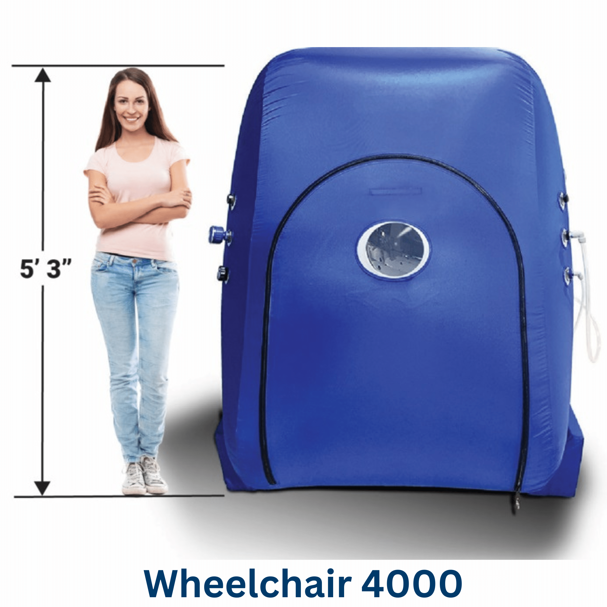 Vertical Hyperbaric Chamber Wheel Chair Ready MC4000
